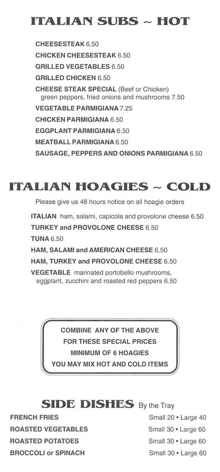 Catering - Villa Rosa Ristorante & Pizzeria