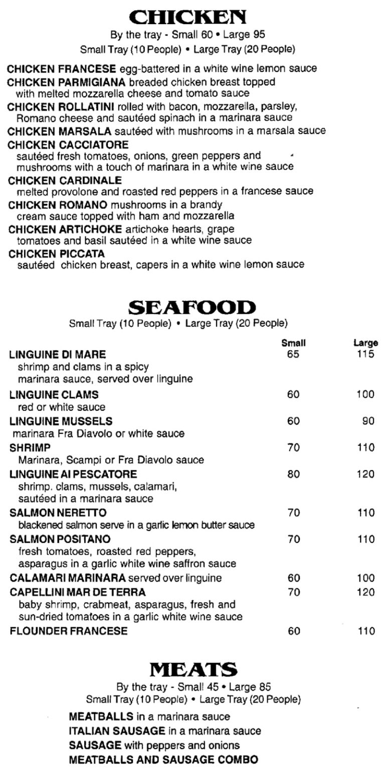 Catering – Villa Rosa Ristorante & Pizzeria