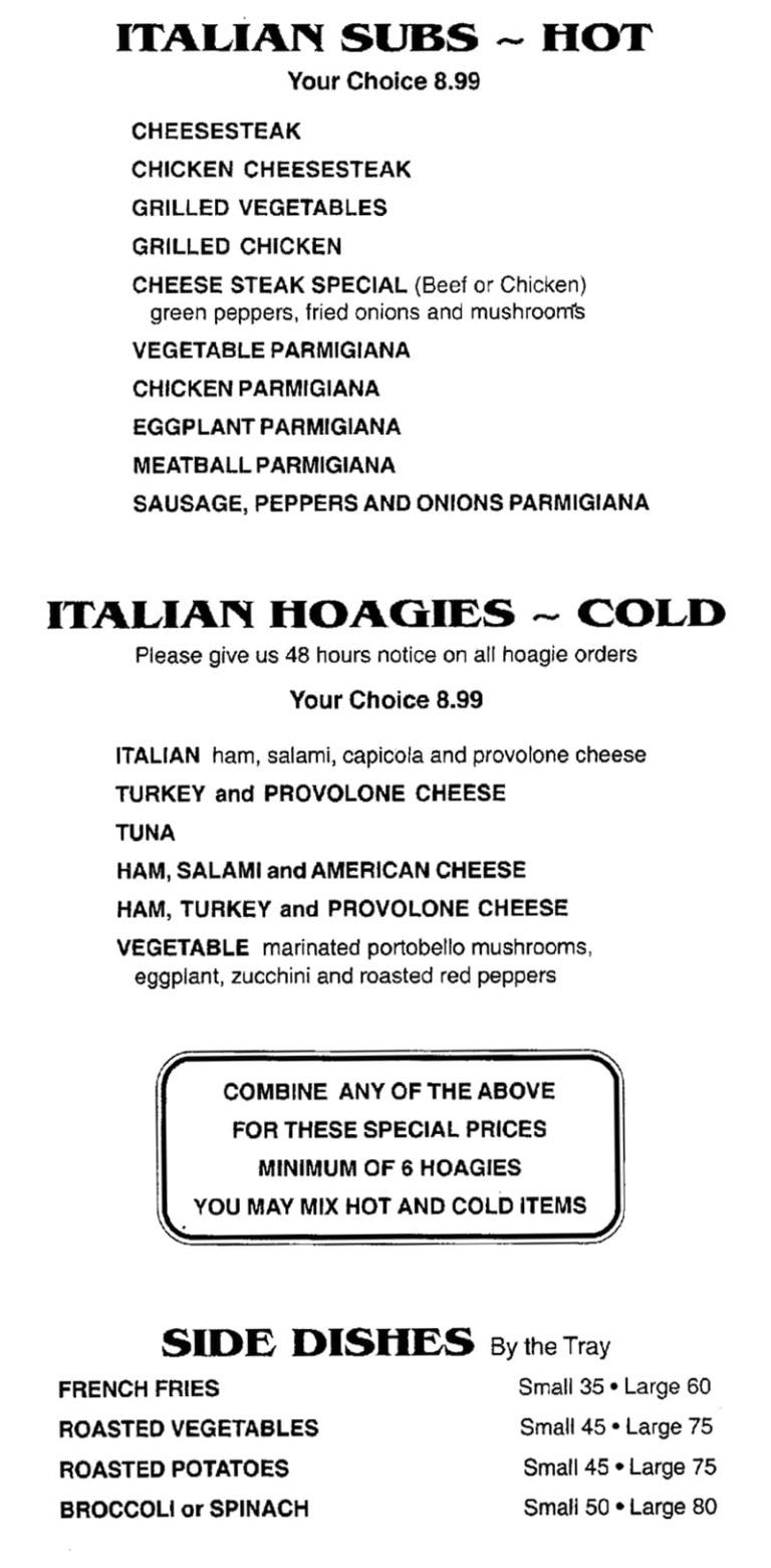 Catering – Villa Rosa Ristorante & Pizzeria